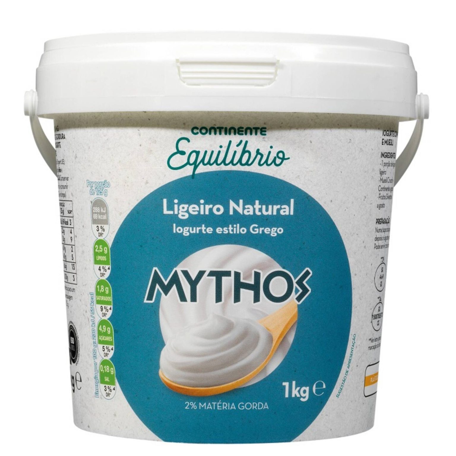 Iogurte Grego Mythos Ligeiro Natural - Diana Dinis